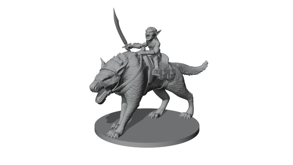 Goblin Worg - Arcanos 3D