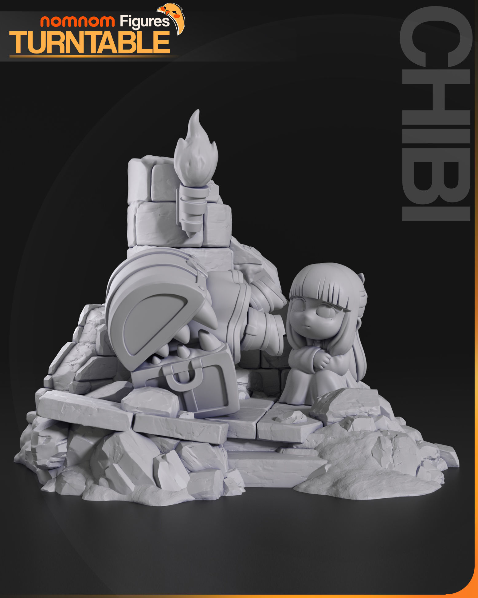 Chibi Mimic Chest x Frieren - Arcanos 3D