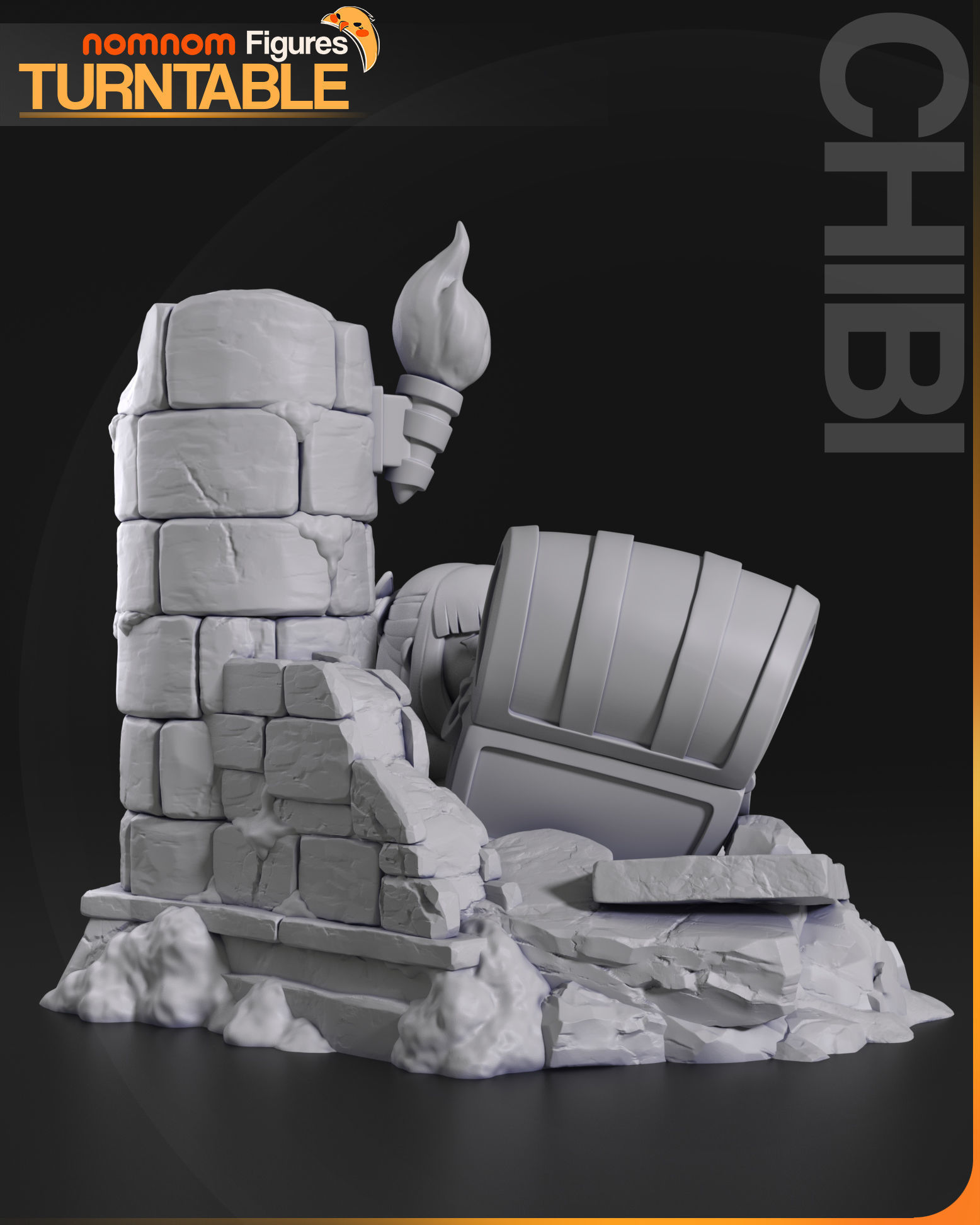 Chibi Mimic Chest x Frieren - Arcanos 3D