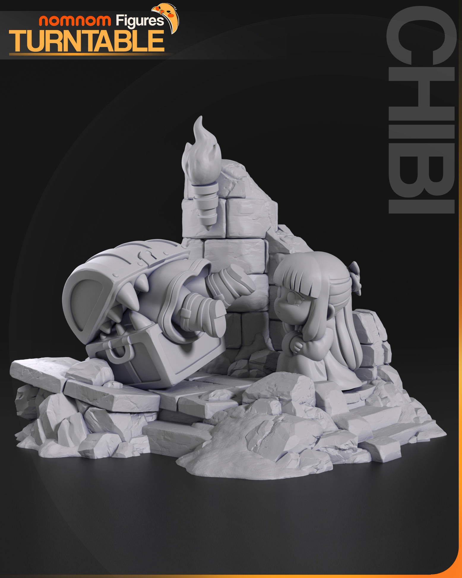 Chibi Mimic Chest x Frieren - Arcanos 3D